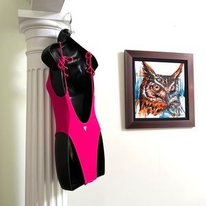 Guess | Swim | Guess Pink Barbie Pink New High Cut One Piece Bathing ...